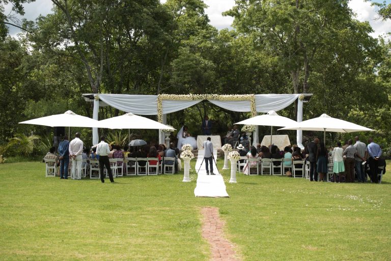 Kundai Dube and Raphael Kangai's Garden Glam Wedding at Imba Matombo